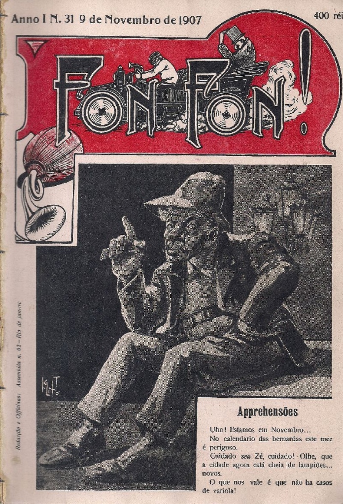 Revista Fon-Fon, Anno I, nº 31, de 9/11/1907, semanário