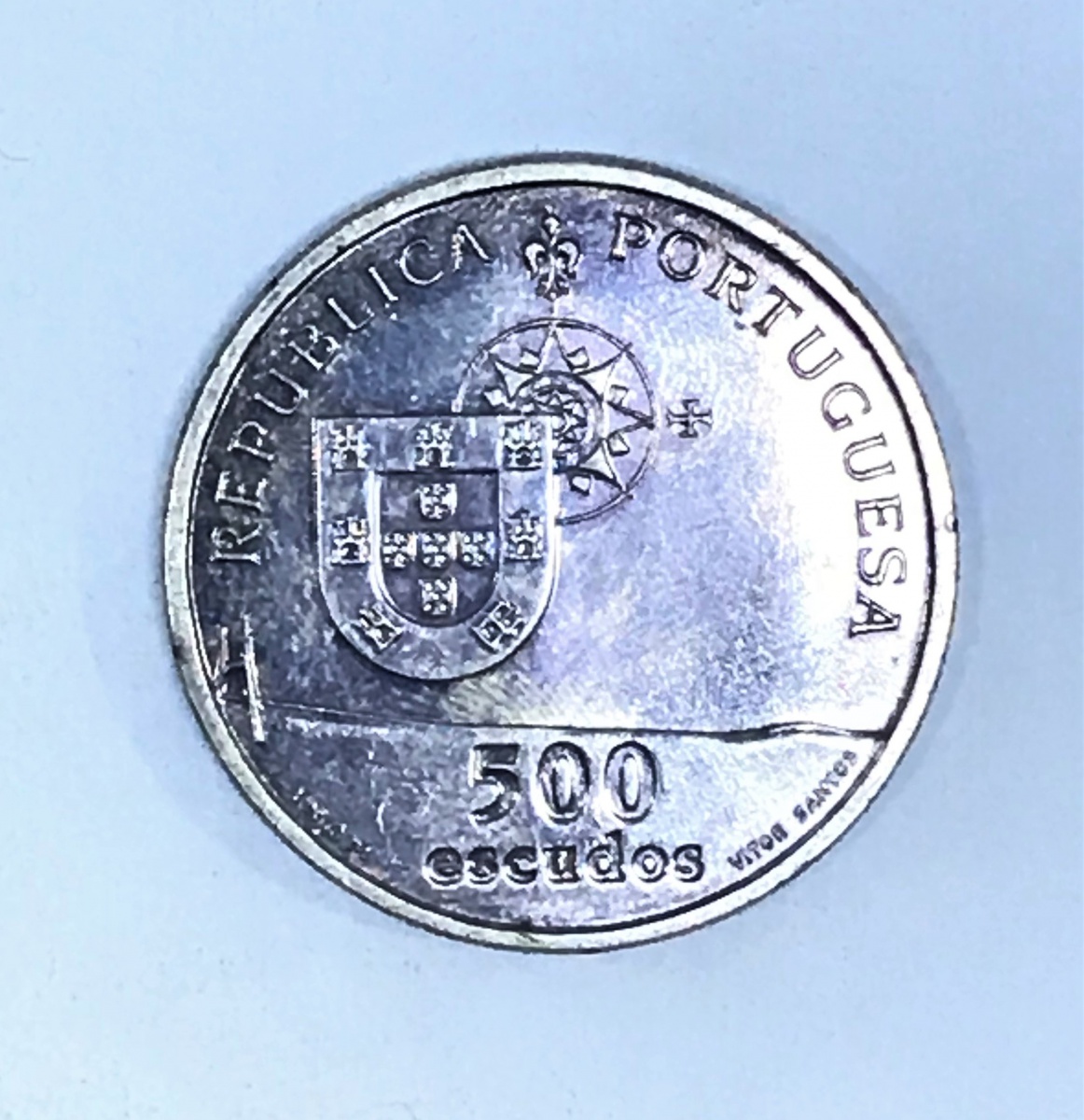 Numismática, Portugal - Moeda de coleção de 500 escudos