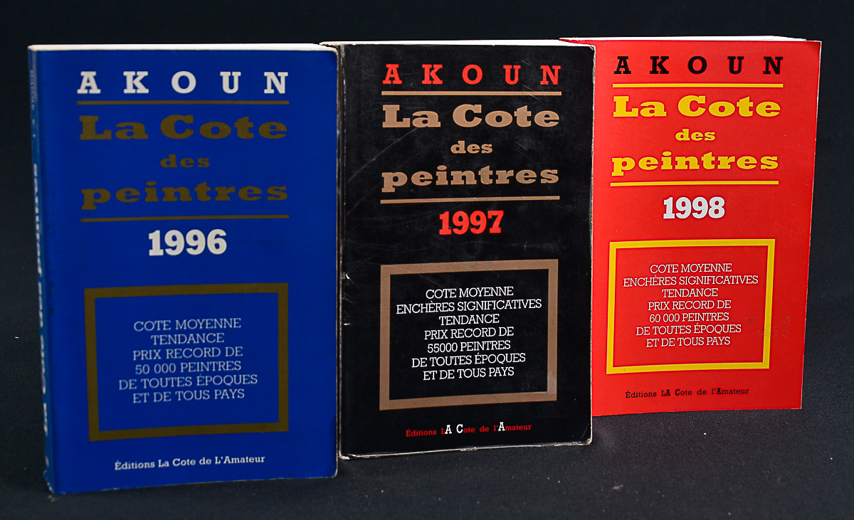 LIVROS (3) - "AKOUN - LA COTE DES PEINTRES" - 1