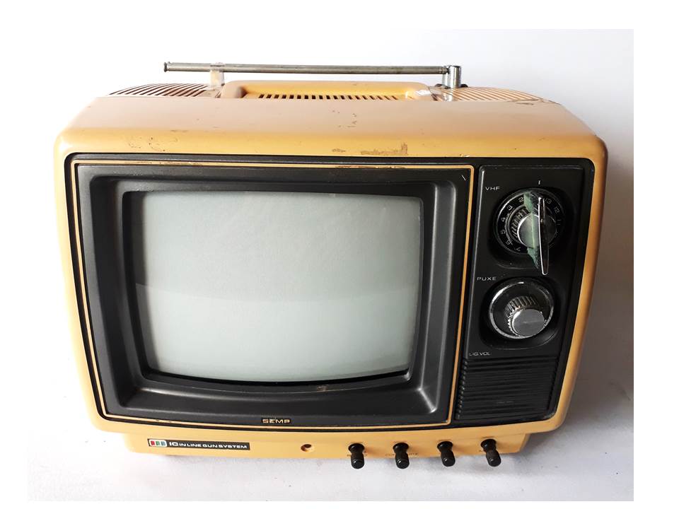 ANTIGA TELEVISÃO (DÉCADA DE 60) SEMP IC IN LINE GUN SYS