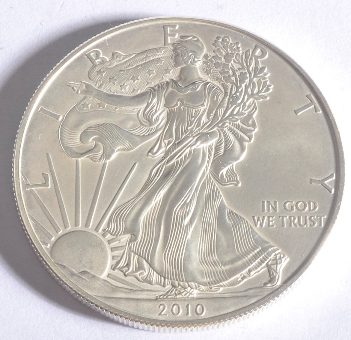Moeda 1 Dólar "American Silver Eagle" , prata