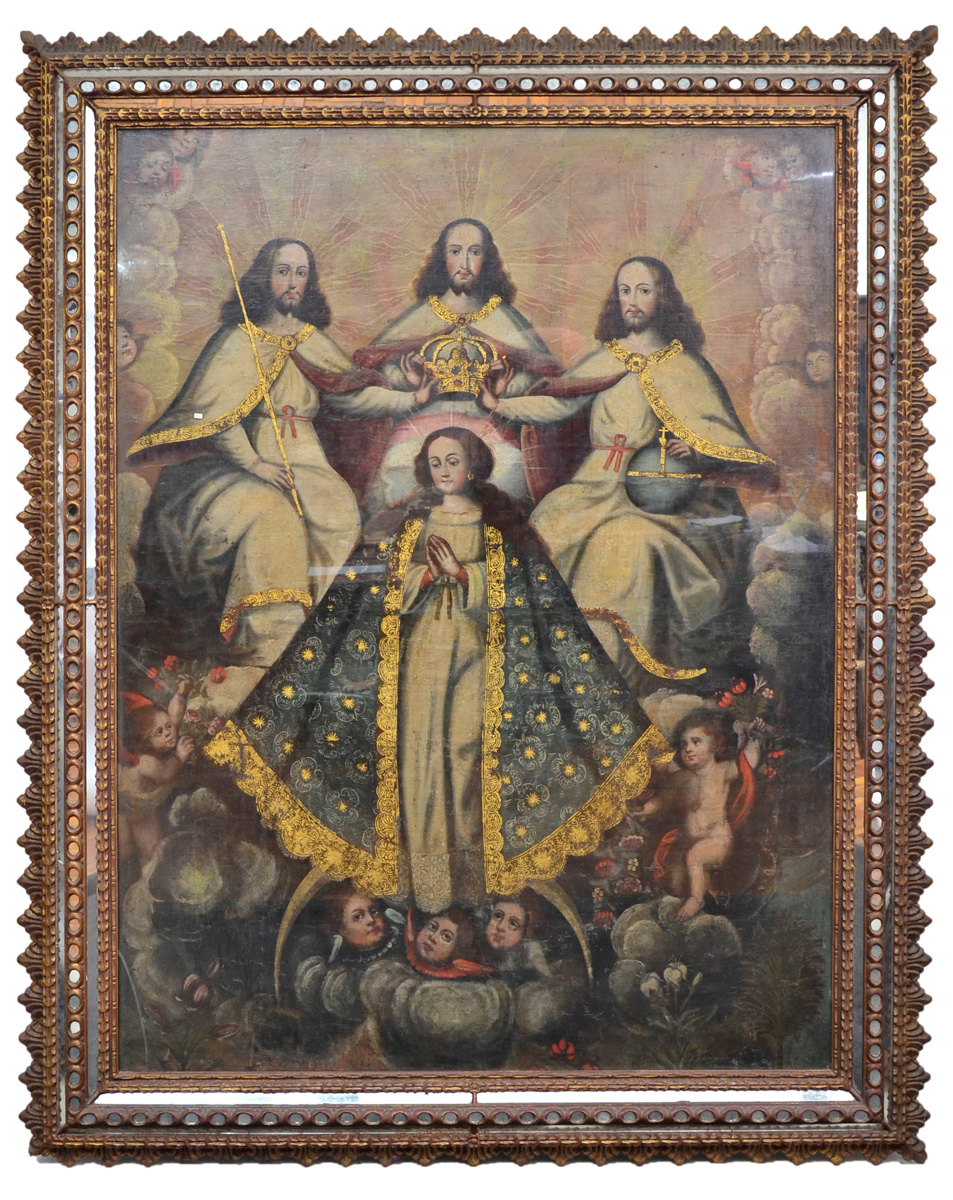 Raríssima pintura, OST do séc. XVII, onde podemos ver a