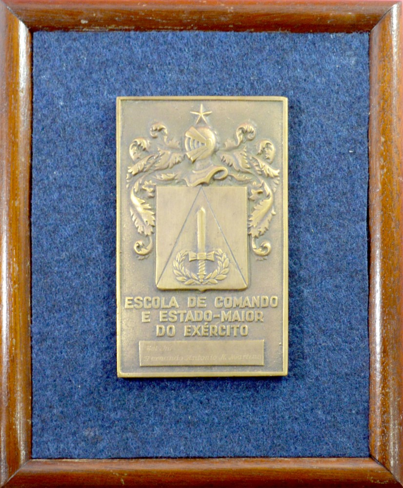Placa/Quadro Militar Escola de Comando e Estado Maior