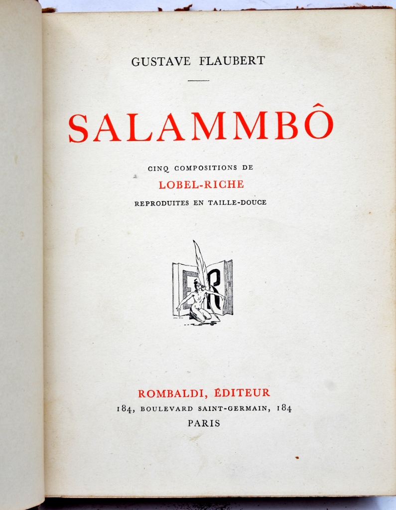 Livro: Salammbô - Autor: Gustave Flaubert - Ilustrada c