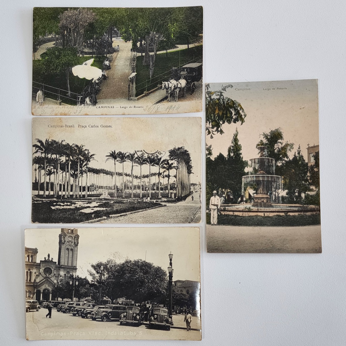 4 Cartões Postais - Campinas - SP