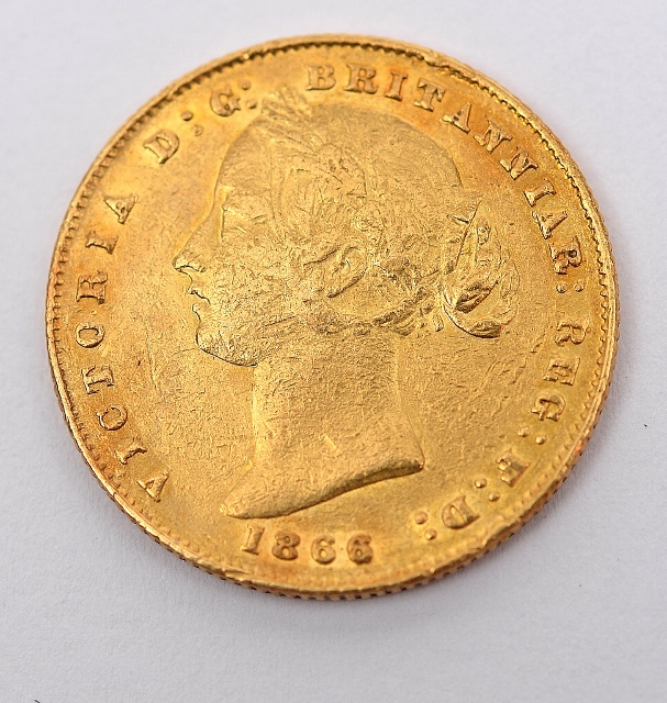 Moeda - ONE SOVEREIGN ( 1 libra esterlina G.B.) - Rainh