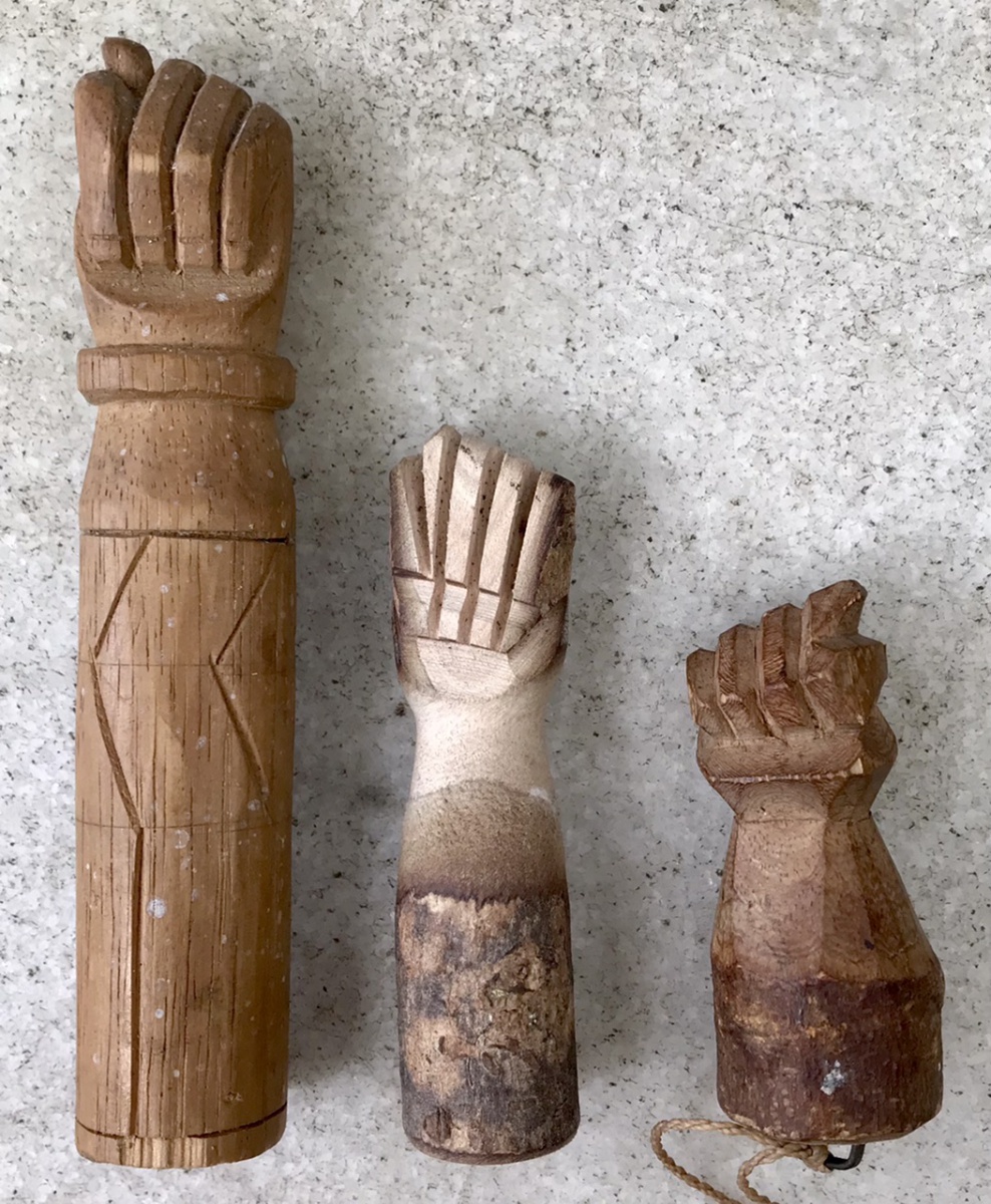 3 FIGAS CONFECCIONADAS EM MADEIRA ESCULPIDA | MAIOR 15x