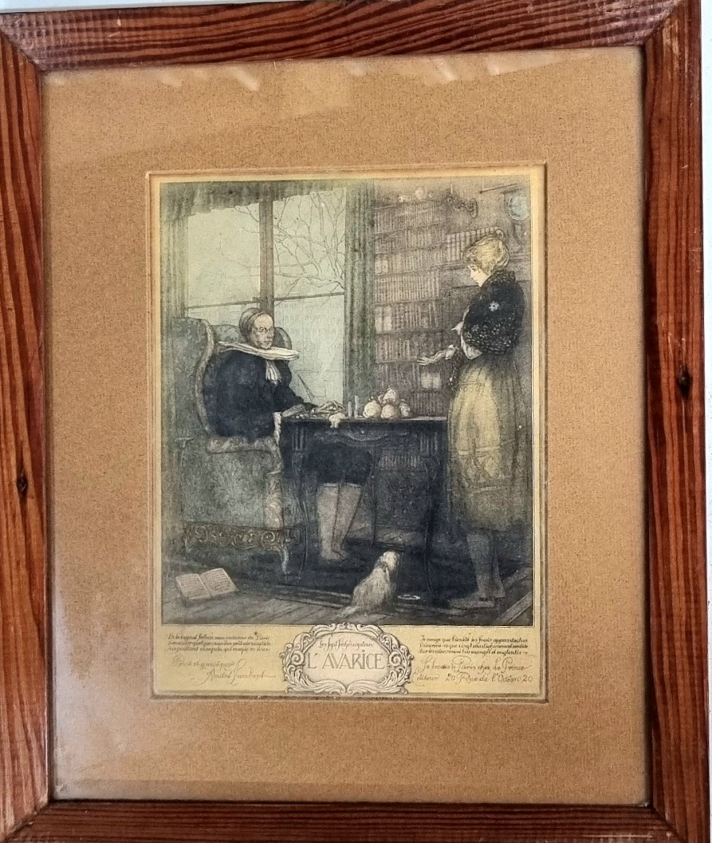 ANDRE LAMBERT - 1918 - "LA AVARICE " - Os 7 P