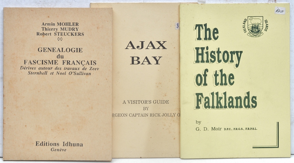 (3) Livros: Ajax Bay - A visitors guide by Surgeon Capt