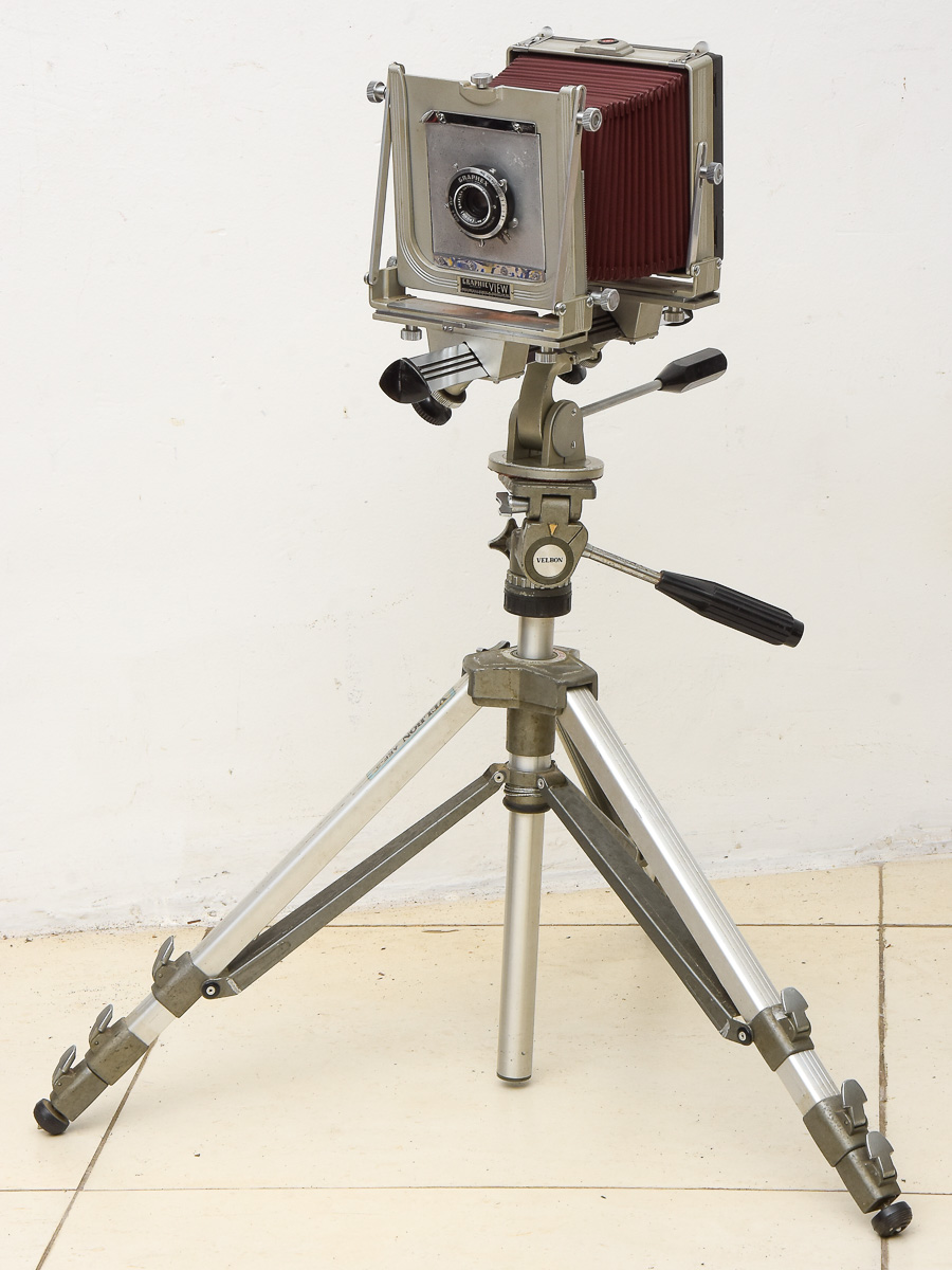 Câmera fotográfica modelo GRAPHEX VIEW, para estúdio de