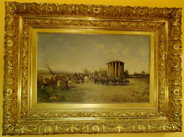 RAFAEL SENET Y PEREZ (1856-1926). Óleo sobre tela. Assi