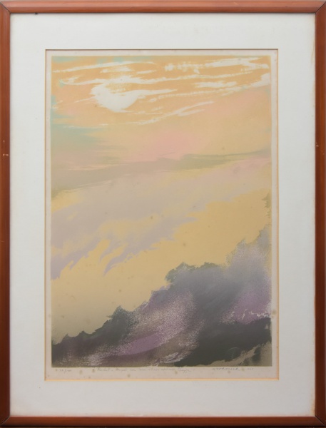 FAYGA OSTROWER - "Composição". Litografia em co