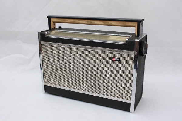 Rádio Philco Transglow, revertido para eletricidade. Fu