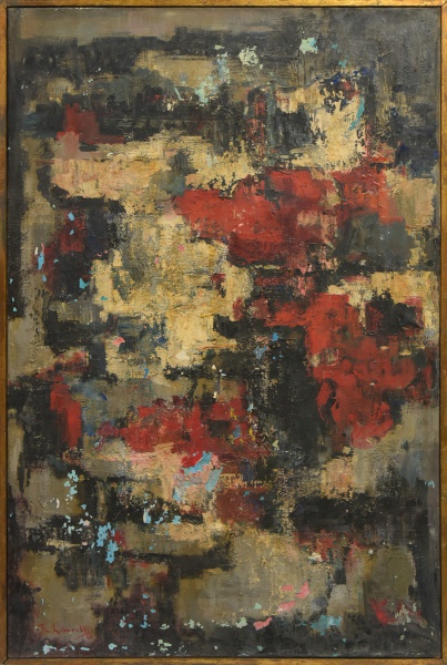 REGINA LIBERALLI - "Sem titulo", óleo sobre tel