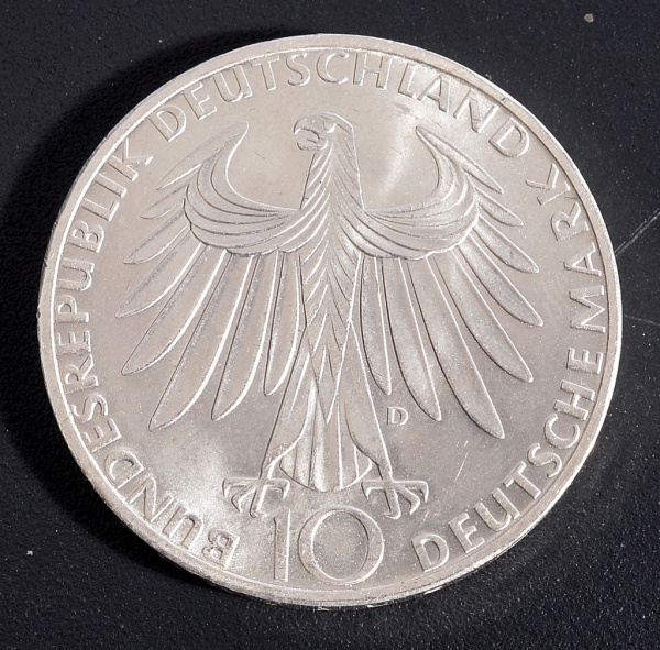 III REICH ALEMÃO. Moeda de 5 Reichsmark, ano 1939 B (Vi