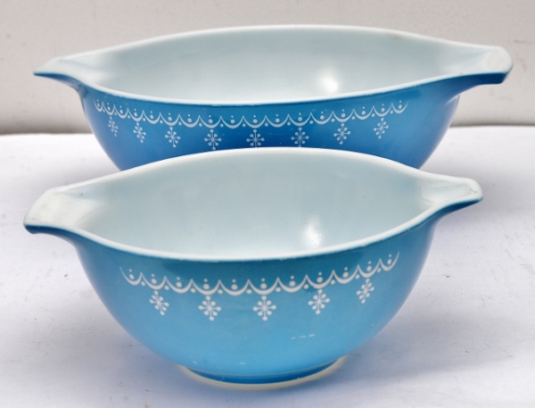 PIREX - Duas tigelas americana de vidro refratário, nas