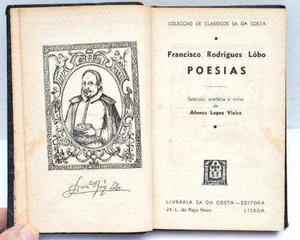 Livro, Francisco Rodrigues Lobo - Poesias, Autor: Afons