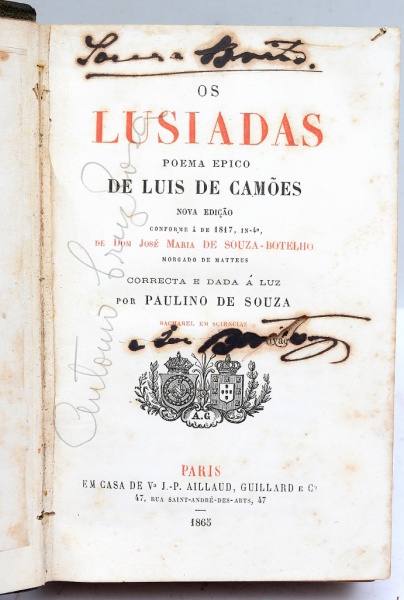 Livro, Os Lusíadas, Autor: Luis de Camões, Nova Edição