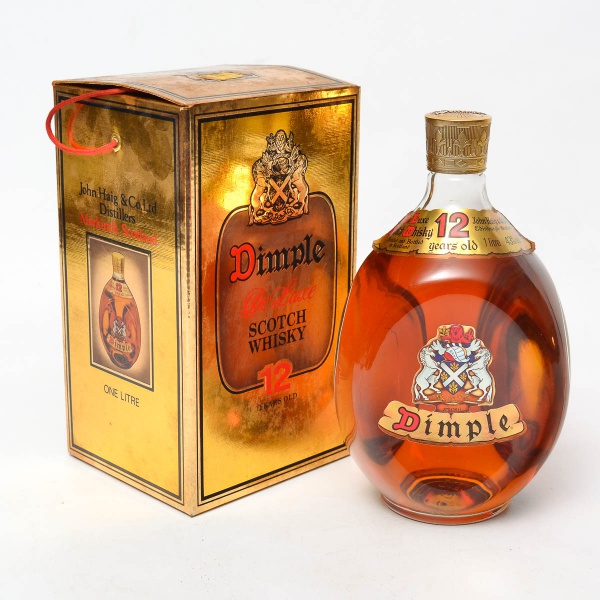 Whisky DIMPLE, 12 anos, 1 litro.