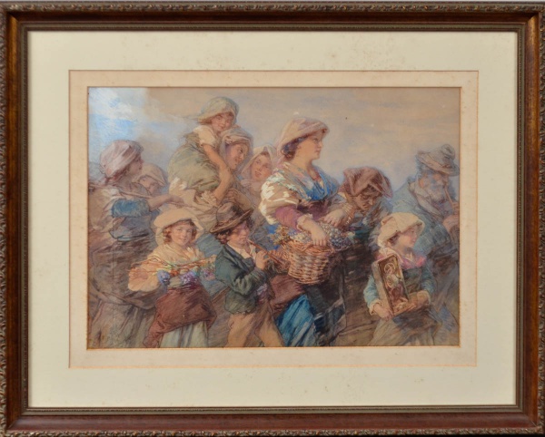 GUIDO BACH (Alemanha, 1828 - 1905) - "Escola alemã