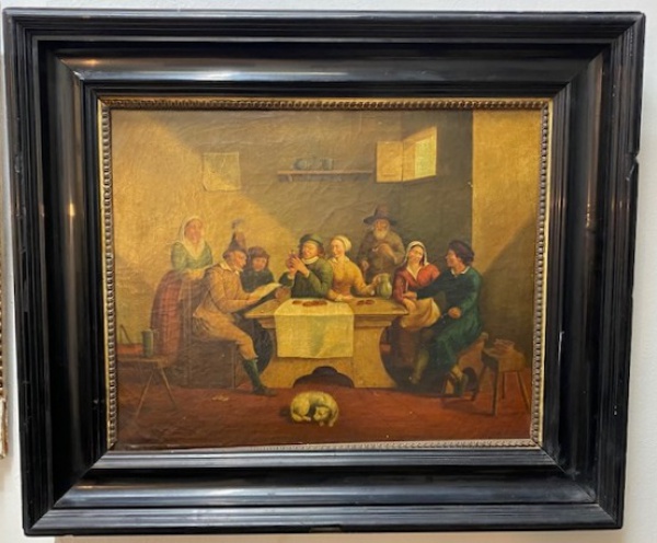 EUROPA - Séc. XIX - Quadro pintura Europeia do Séc. XIX