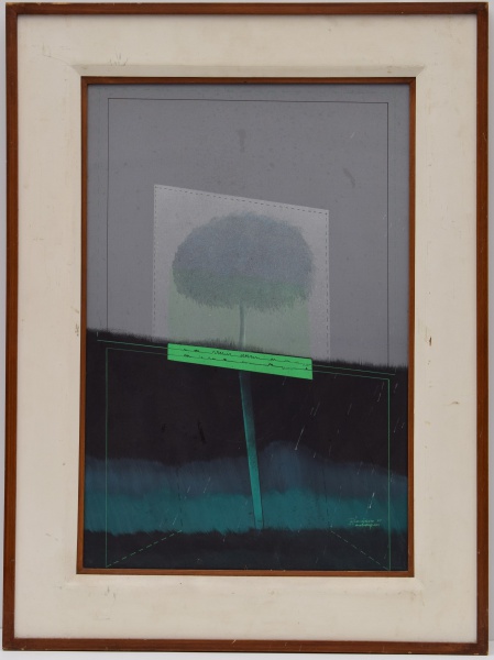 INACIO RODRIGUES - "Surrealista". Acrílica sobr