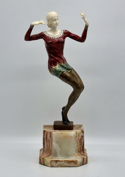 FERDINAND PREISS (1882-1943) - Escultura em bronze, art