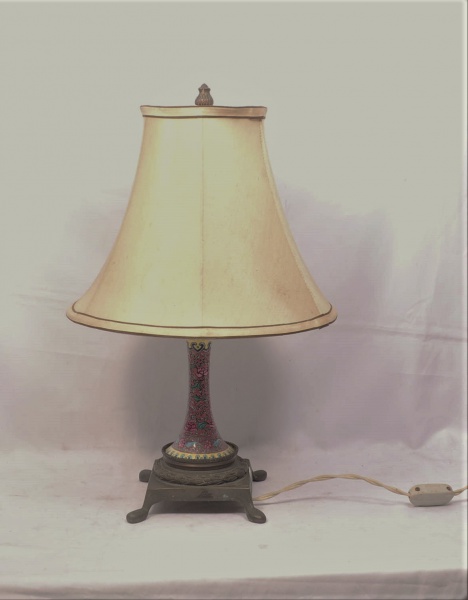 Abajur de mesa europeu circa 1940 , estilo inglês vitor