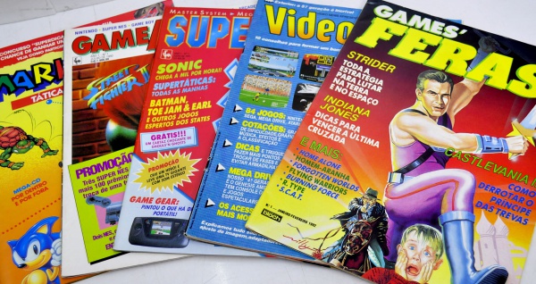 (5) Revistas número 1: GAMES FERAS, VÍDEO GAME, SUPER G