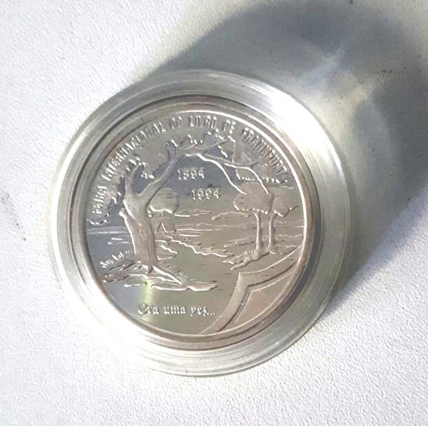 NUMISMÁTICA. Moeda de 2 REAIS de 1994, comemorativa 300