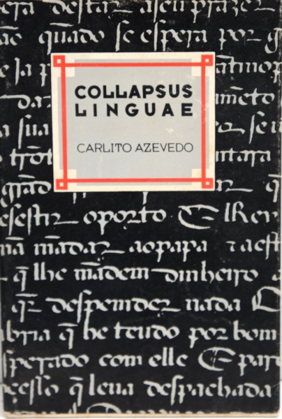 Livro: Collapsus Linguae - Poemas. Carlito Azevedo. 58p