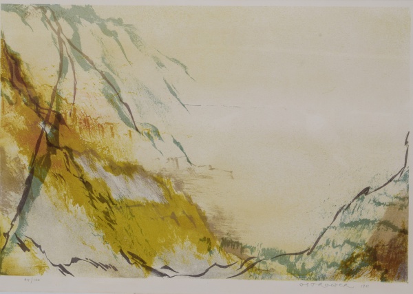 FAYGA OSTROWER (1920 - 2001 ) - ABSTRATO - 1981 - Litog