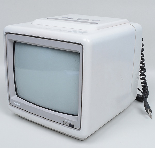 SEMP TOSHIBA , televisor monitor compacto na cor branca