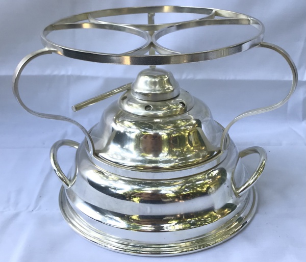 RECHAUD CONFECCIONADO EM METAL ESPESSURADO À PRATA | 20