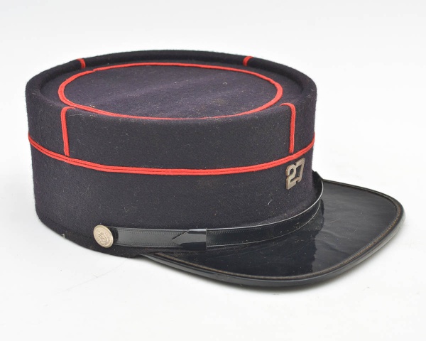 MILITARIA - Antigo quepe, possivelmente francês, confec