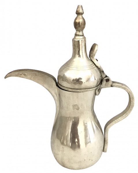 BULE ÁRABE CONFECCIONADO EM METAL BANHADO À PRATA | 24x