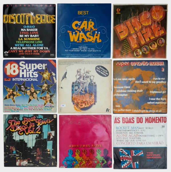 1266 - 9 DISCOS DE VINIL - CLÁSSICOS DO DISCO - NO ESTA