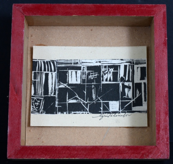 CALAZANS NETO - "Cavalo" xilogravura sobre pape